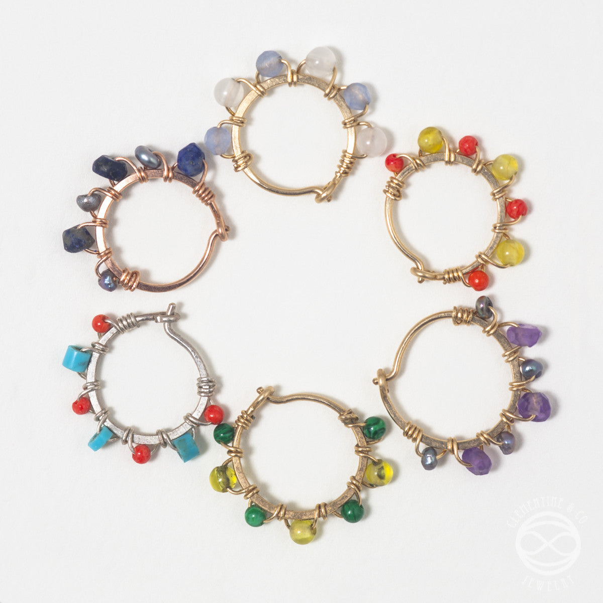 Jeweled Nose Ring - Choose Your Stones! – Clementine & Co. Jewelry